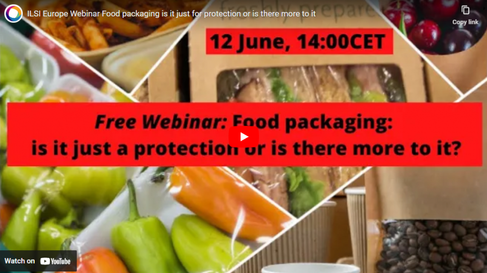 Recording of the webinar “Food Packaging – is it just for protection or is there more to it ...